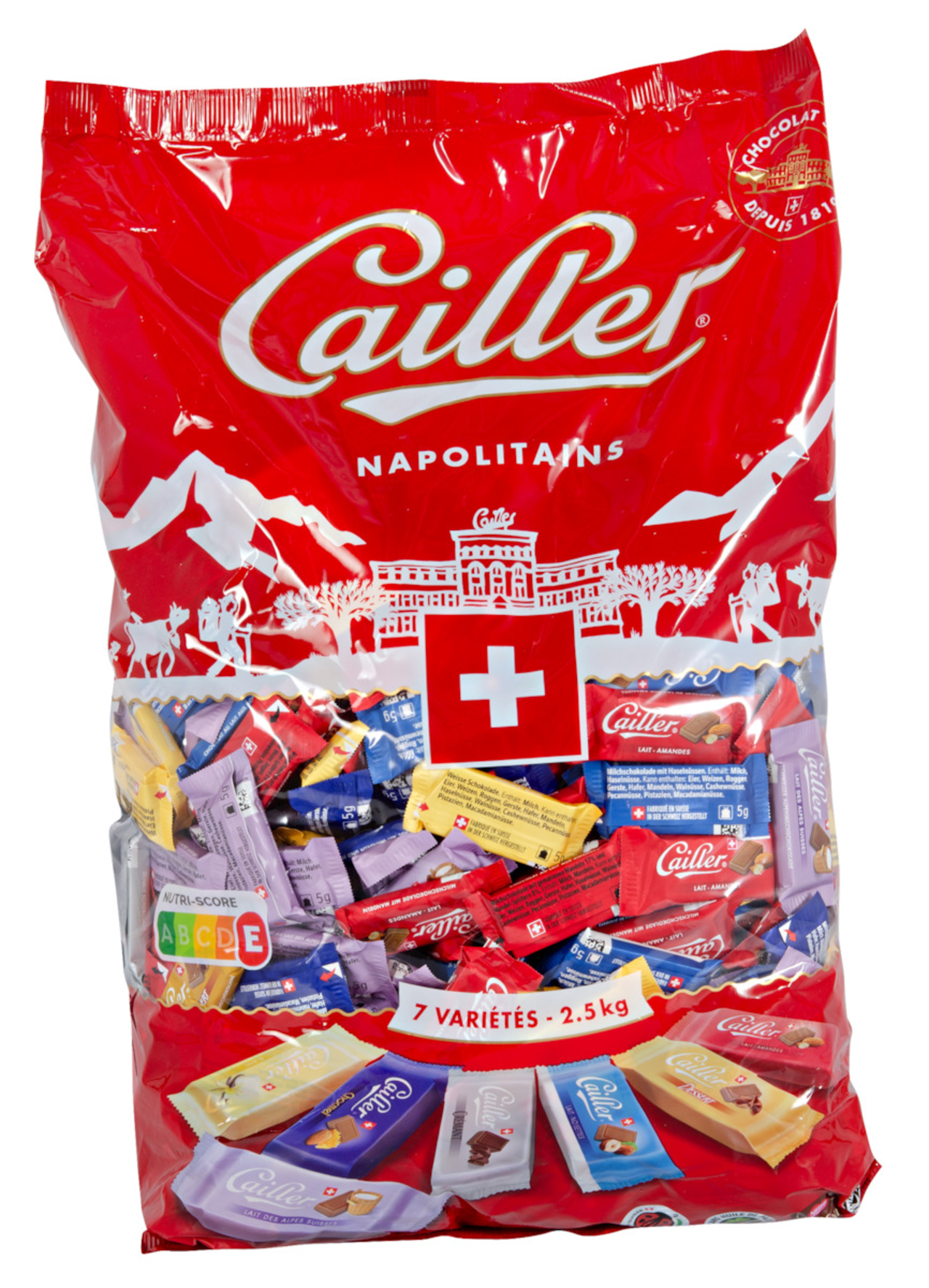 Cailler Napolitains, Sortiment, 2.5 kg