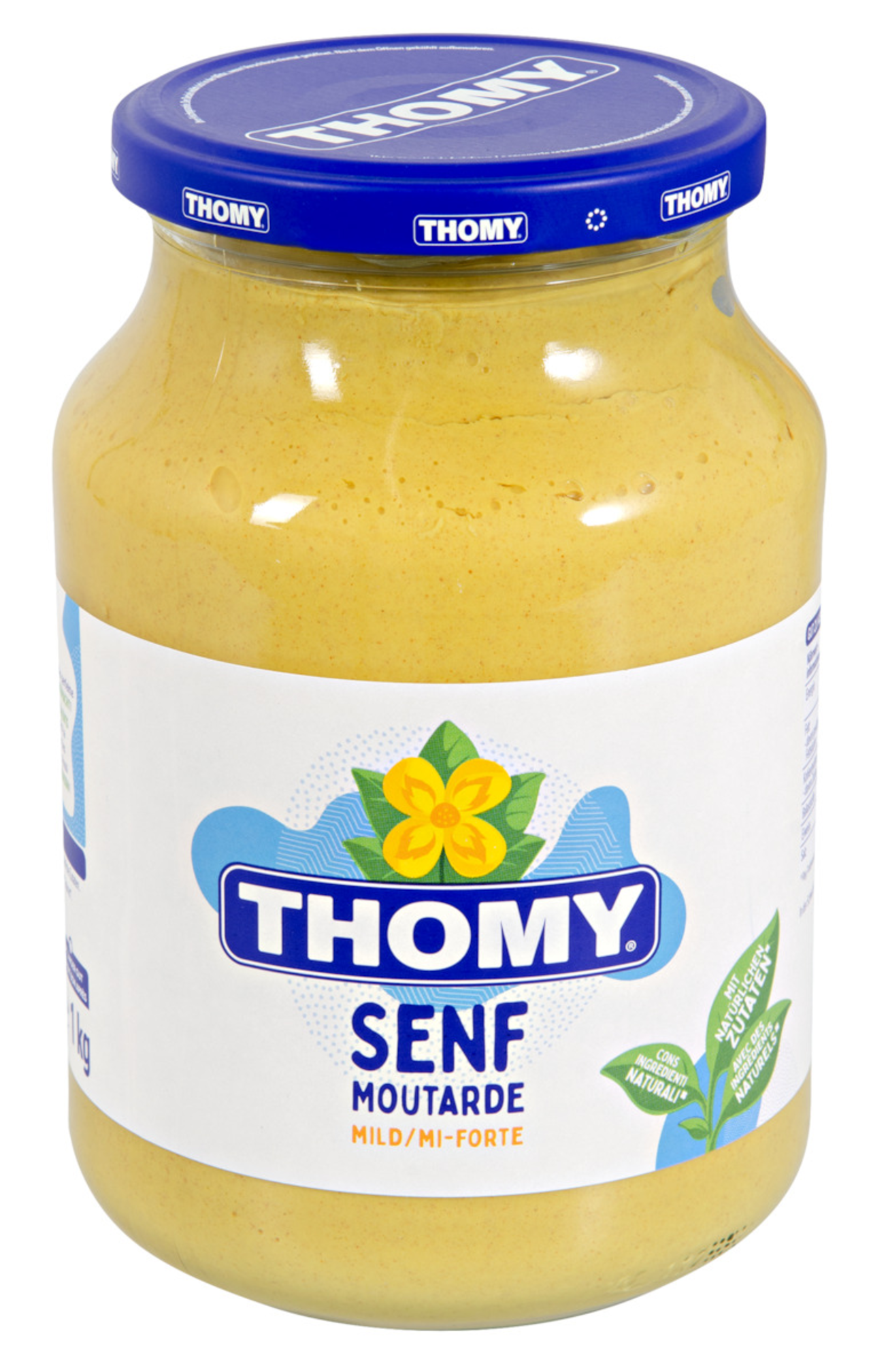 Moutarde mi-forte, Thomy, 6 x 1 kg