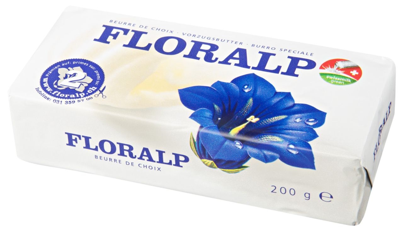 Beurre de choix, Floralp, 10 x 200 g