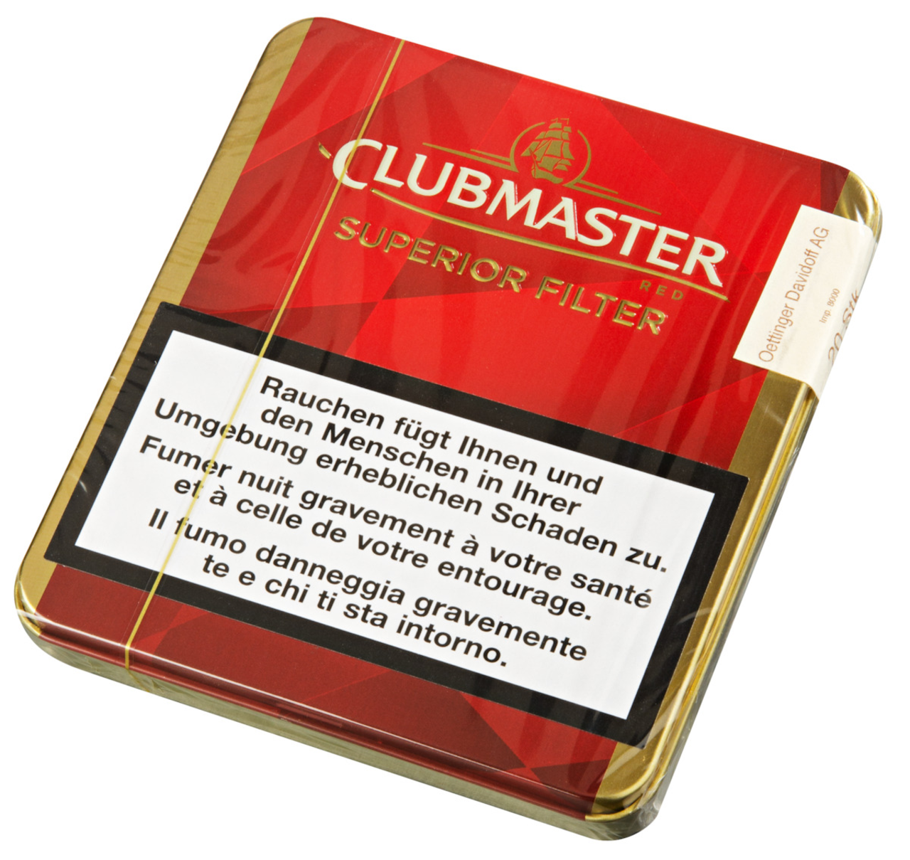 Clubmaster Superior Filter Red, 5 x 20 cigarillos
