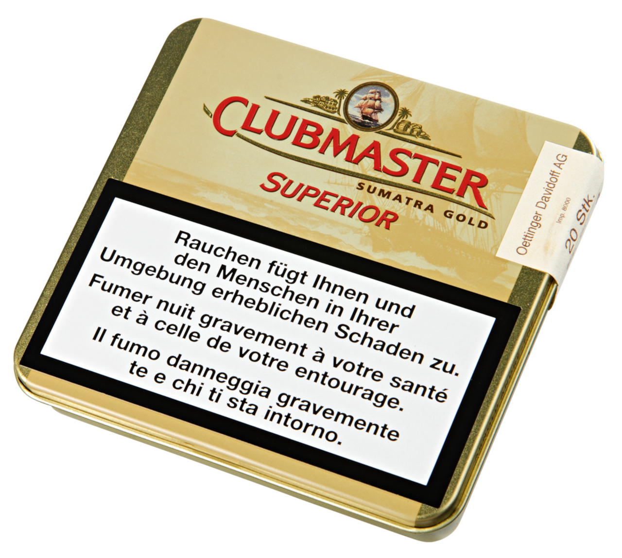 Clubmaster Superior Sumatra Gold, 5 x 20 cigarillos