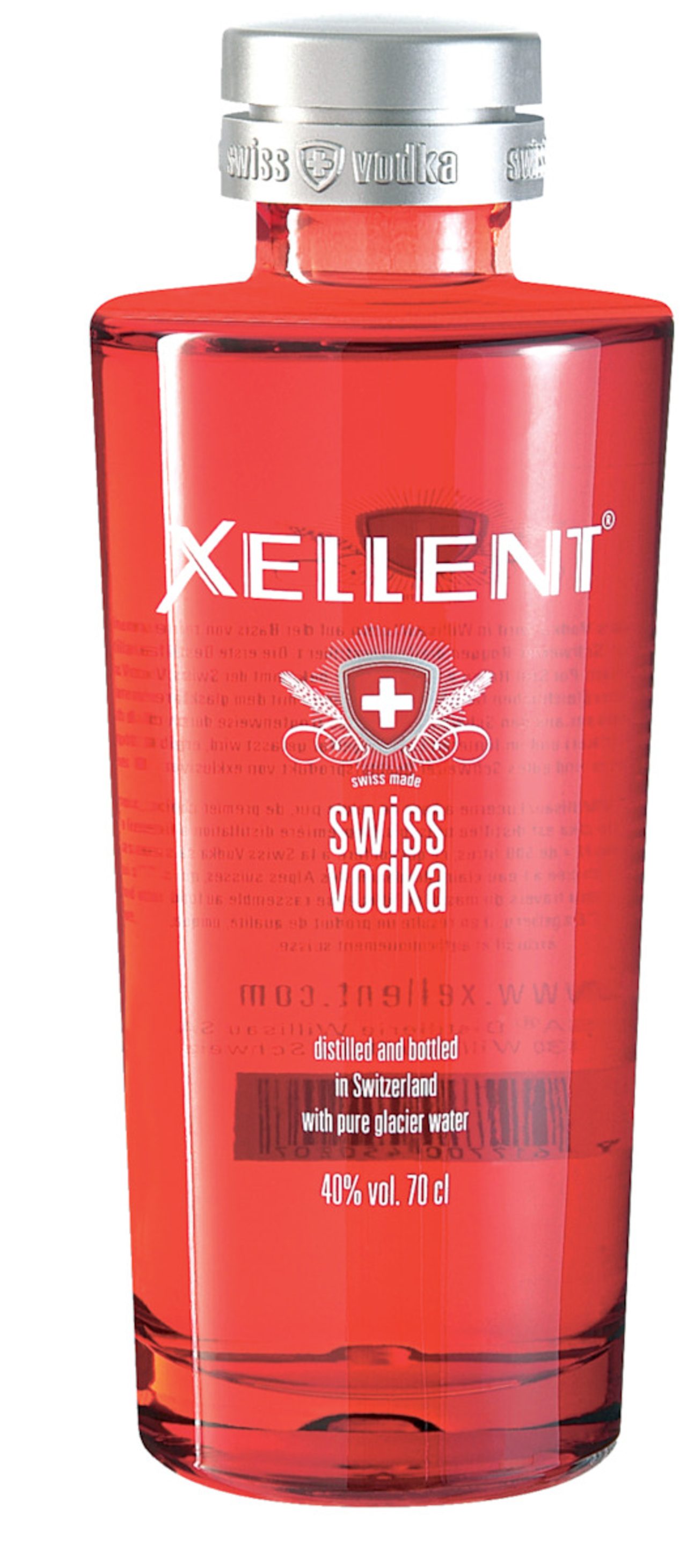 Vodka Swiss Xellent 40% vol., 6 x 70 cl