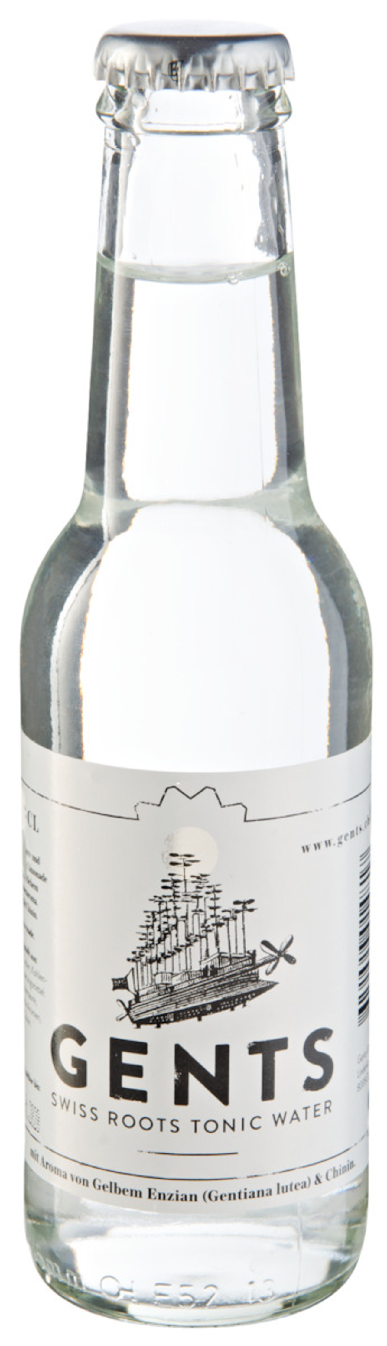 Gents Swiss Roots Tonic Water, 24 x 20 cl