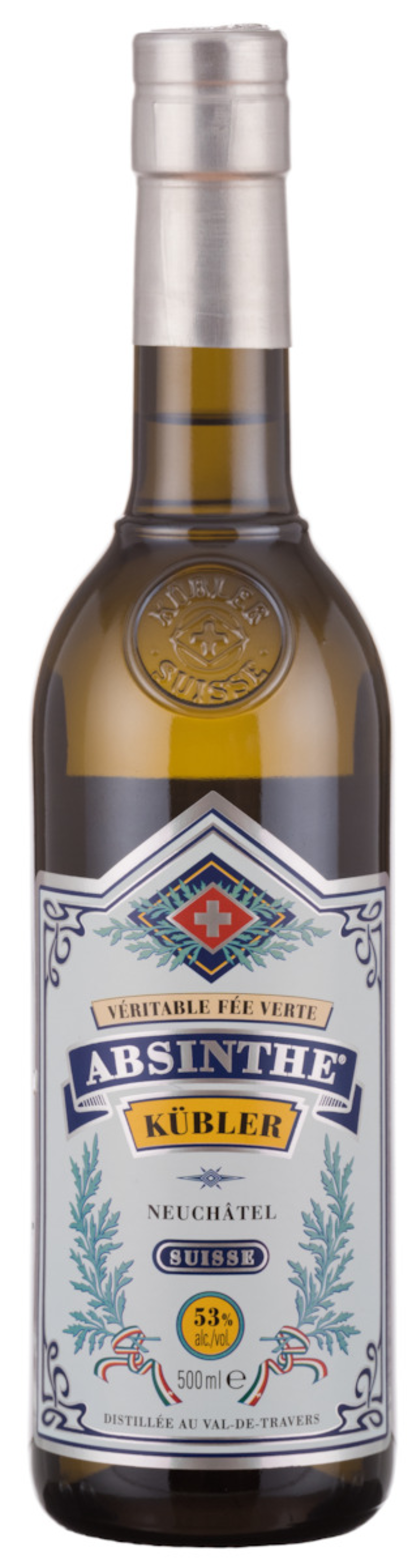 Absinthe Kübler 53% 50 cl, 12 bouteilles