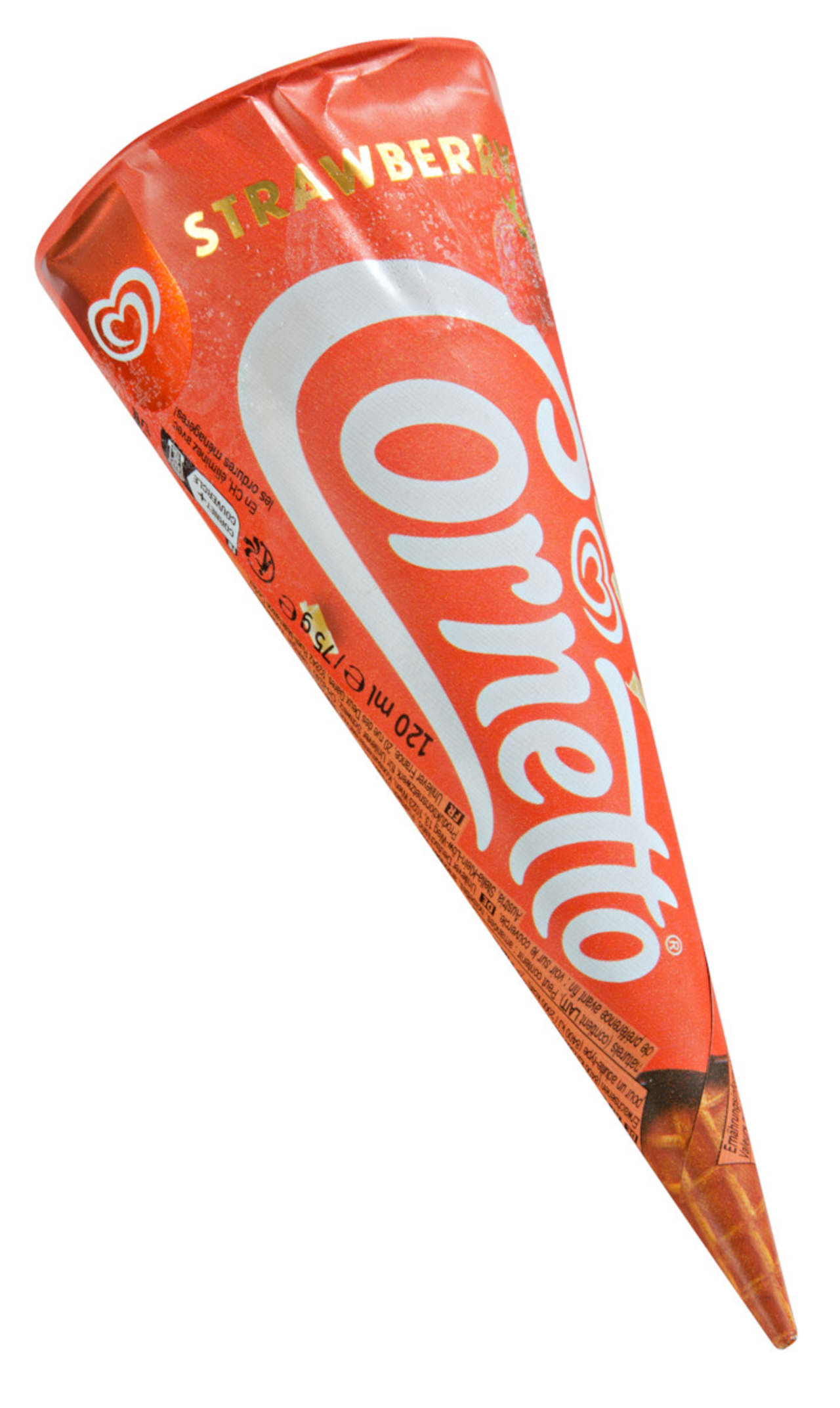 Lusso Cornetto Erdbeer, 24 x 125 ml