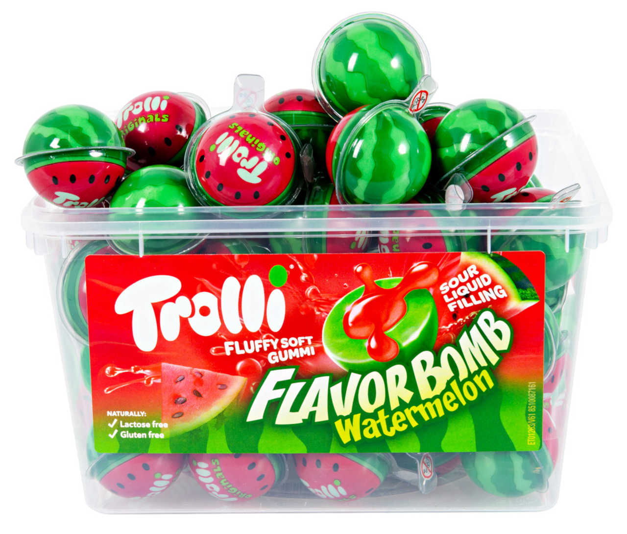 Watermelon Splash, Trolli, 60 bonbons