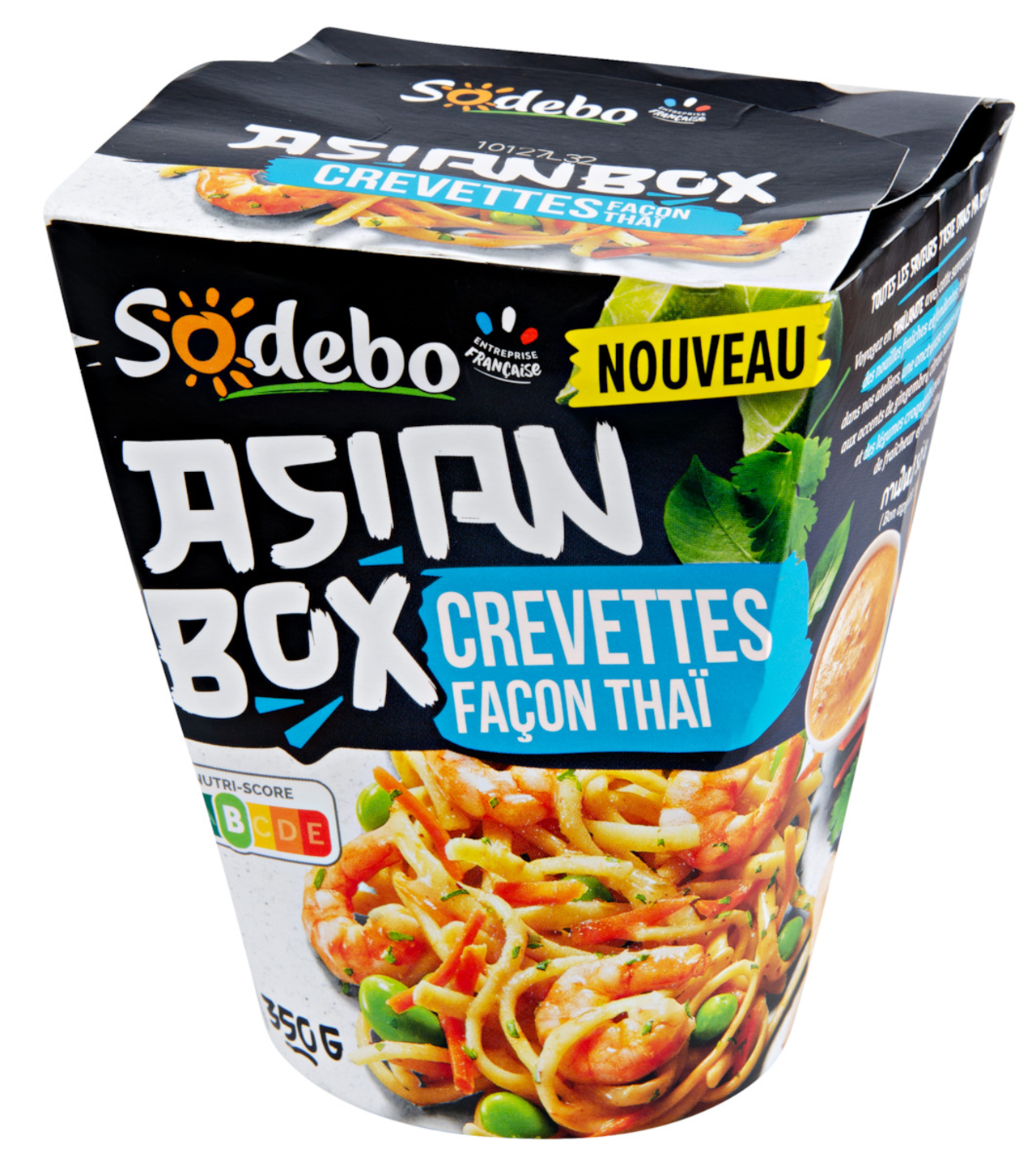 Sodebo Asian-Box, Crevetten nach thailändischer Art, 350 g
