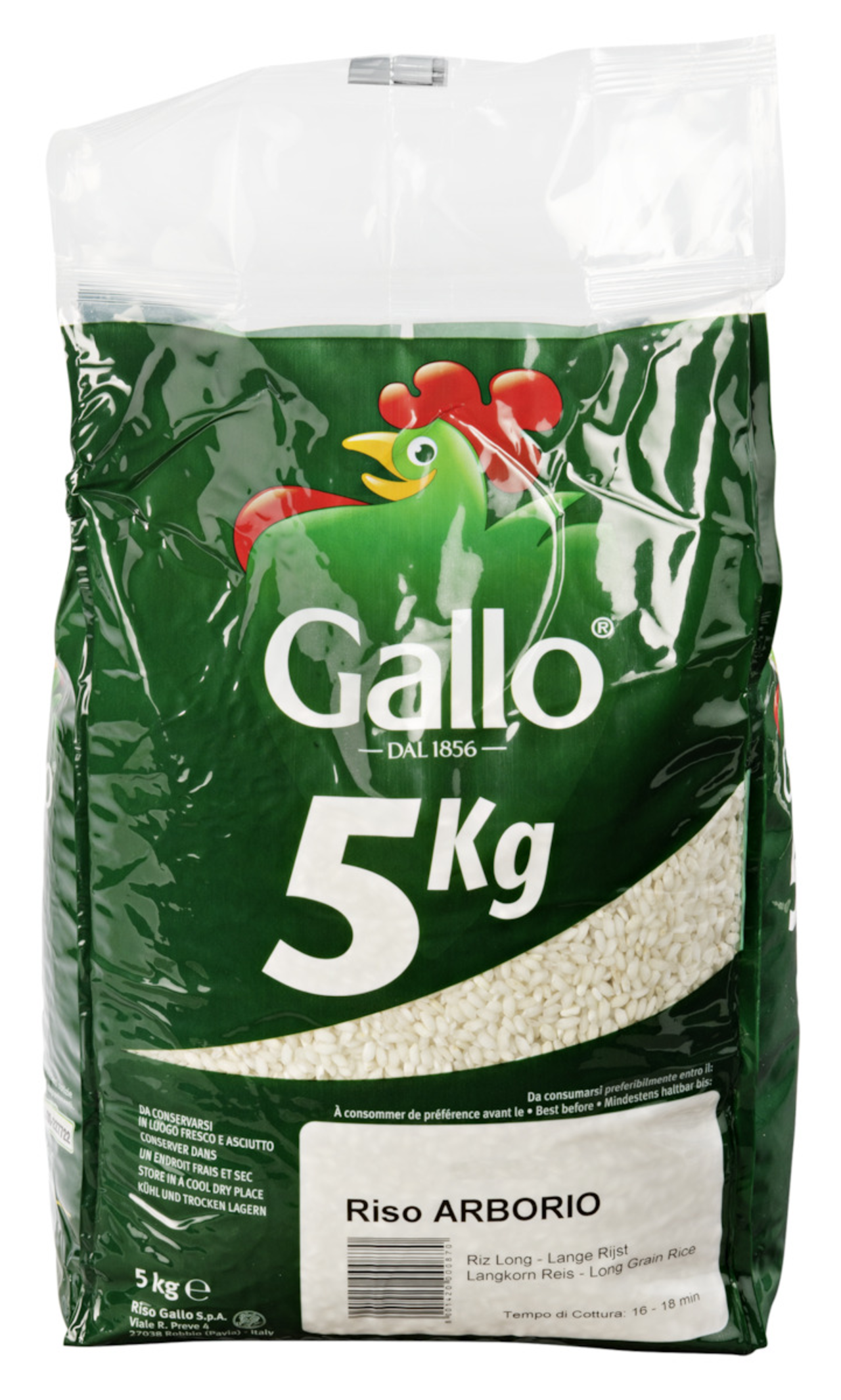 Riso Gallo Arborio Reis, 5 kg