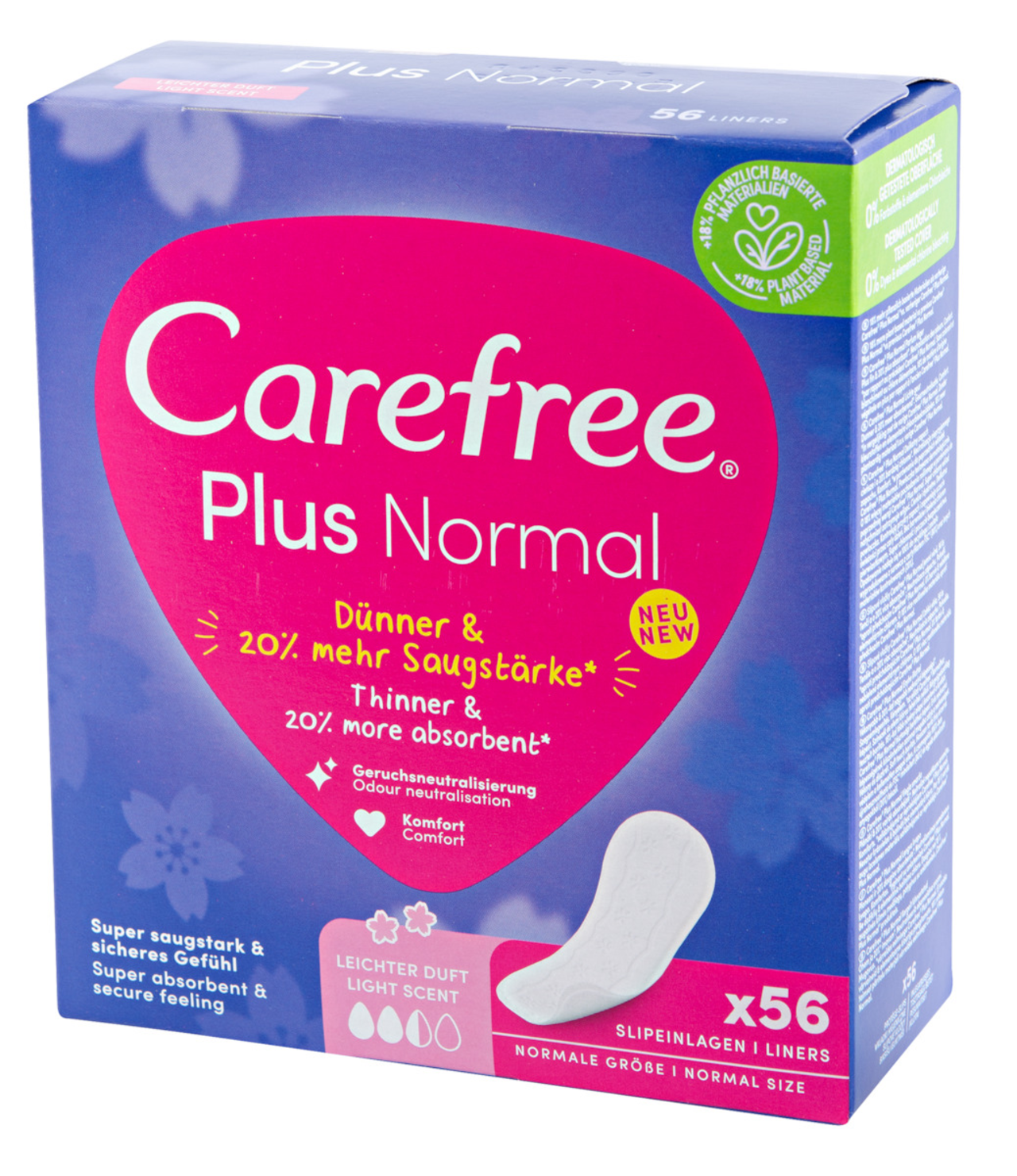 Carefree Plus Normal, 56 pièces