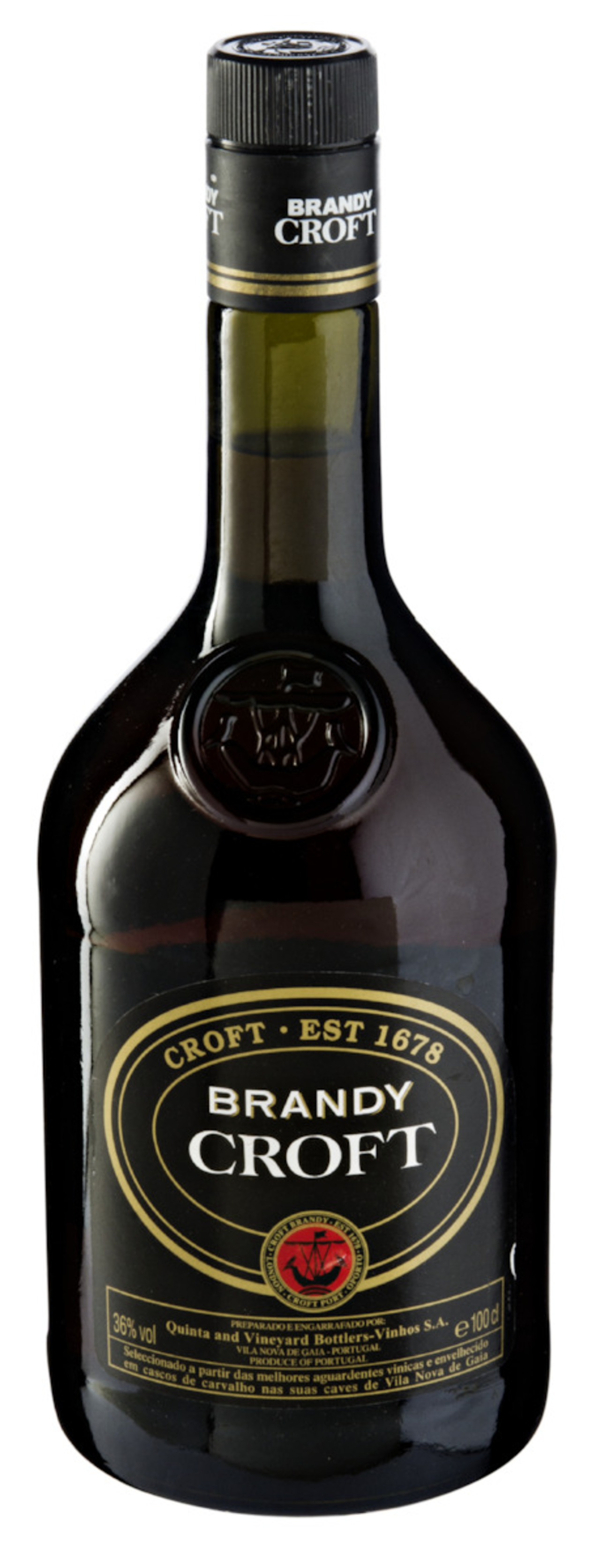 Brandy Croft 36% 1 l, 6 bouteilles