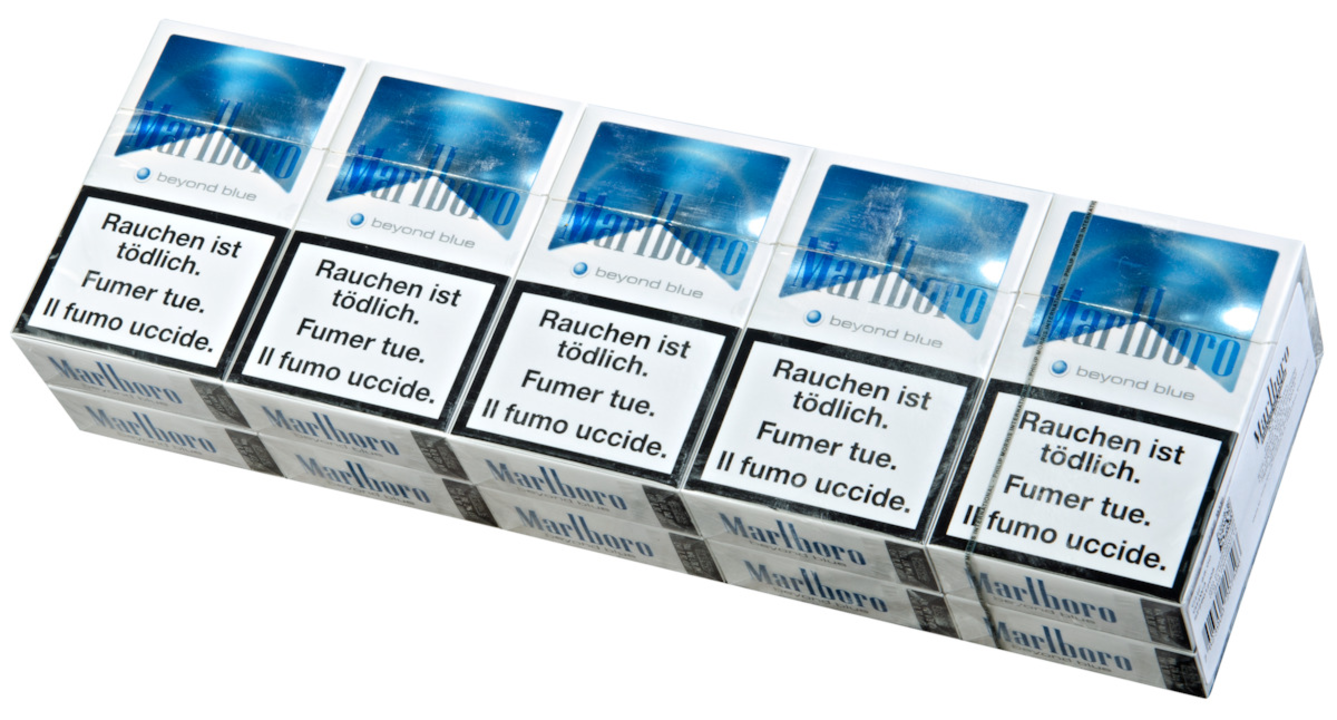 Marlboro Vibe Beyond blue, box, cartouche
