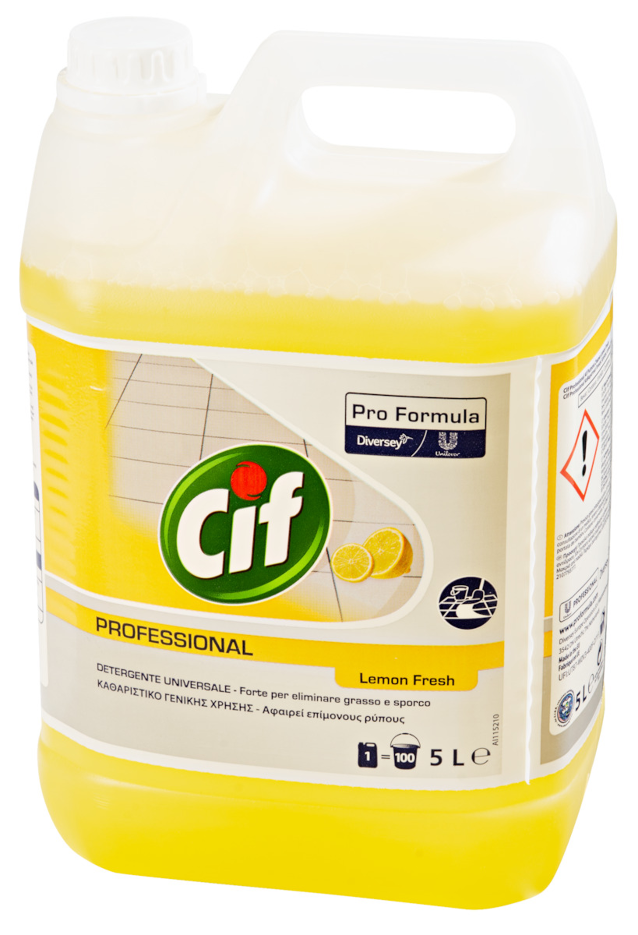 Nettoyant multi-usages professionel, lemon fresh, Cif, 5 l