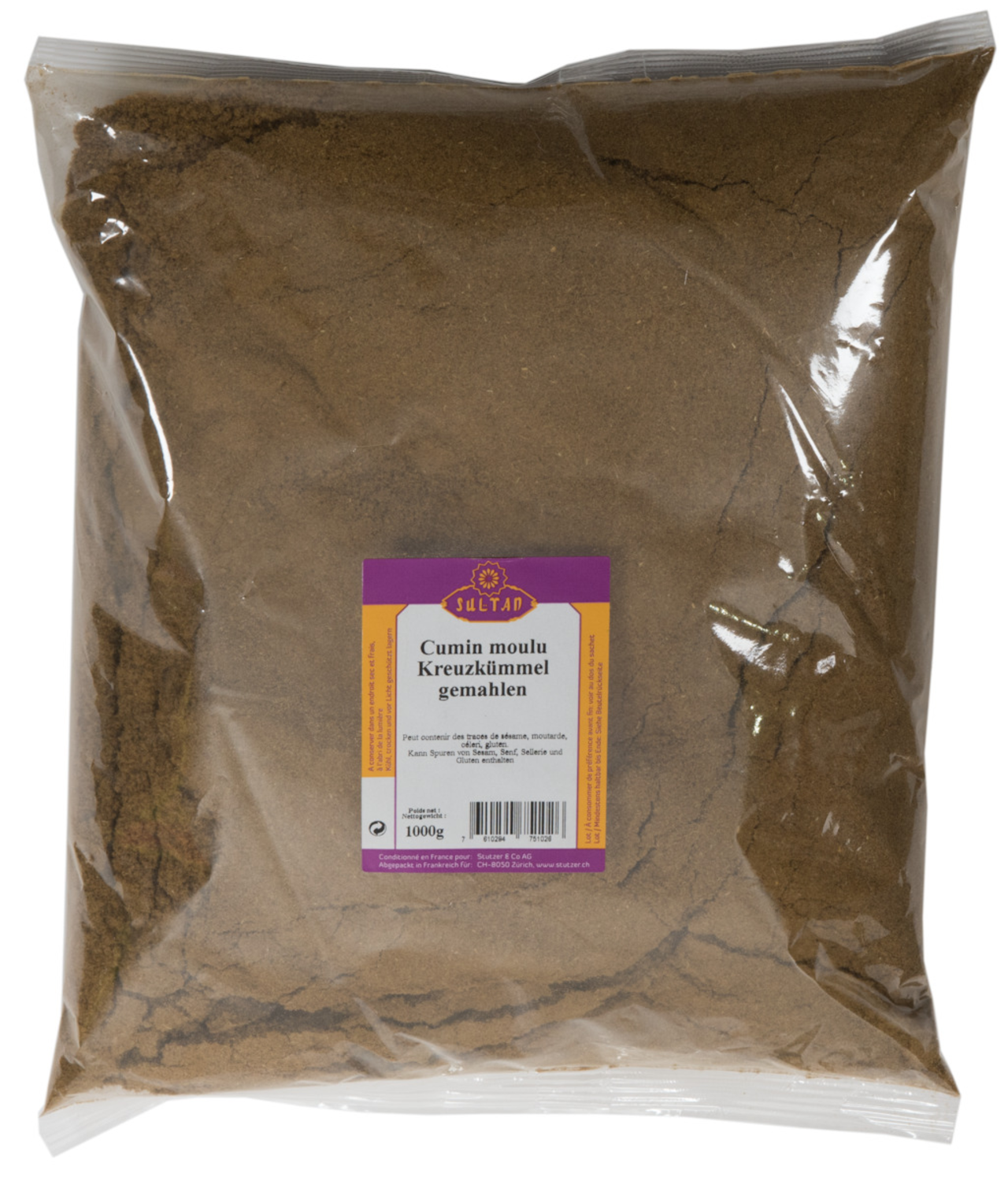 Cumin Moulu Sultan 1 kg, sachet