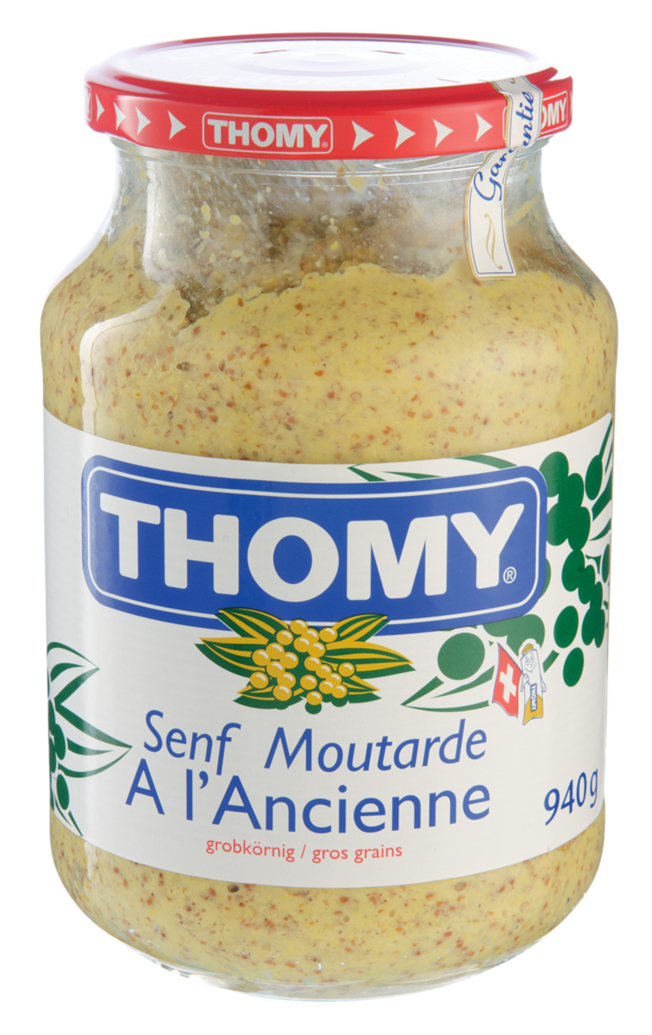 Moutarde à l'Ancienne Thomy 940 gr, 6 bocaux