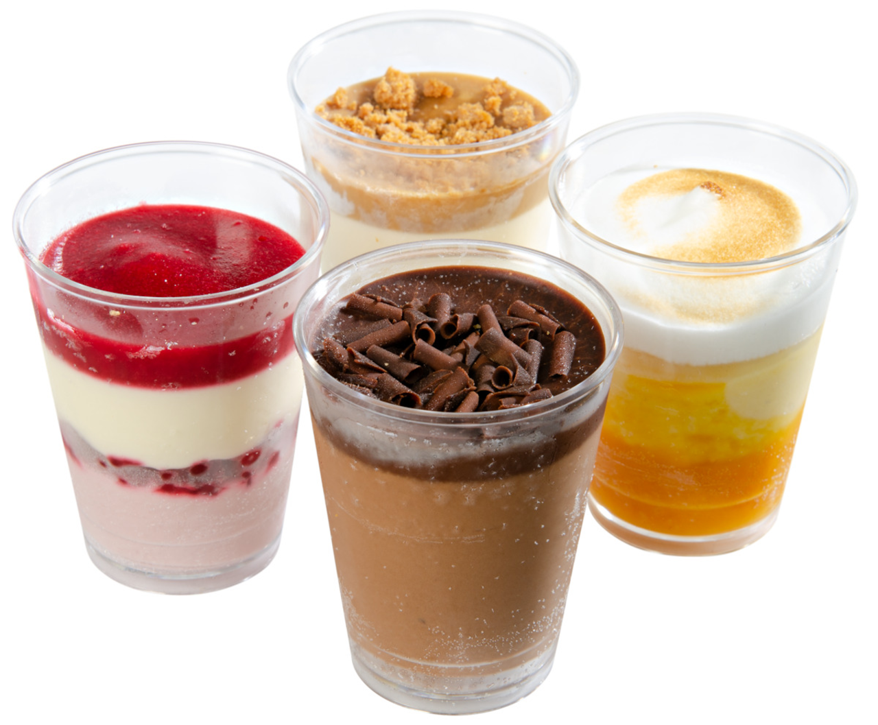 Rolph & Rolph Dessertglas, Sortiment, 3 x 4 Sorten, 12 x 40 g