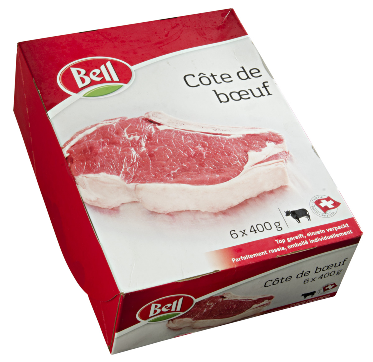 Rinds-Club-Steak, aus der Schweiz, 6 x ca. 400 g