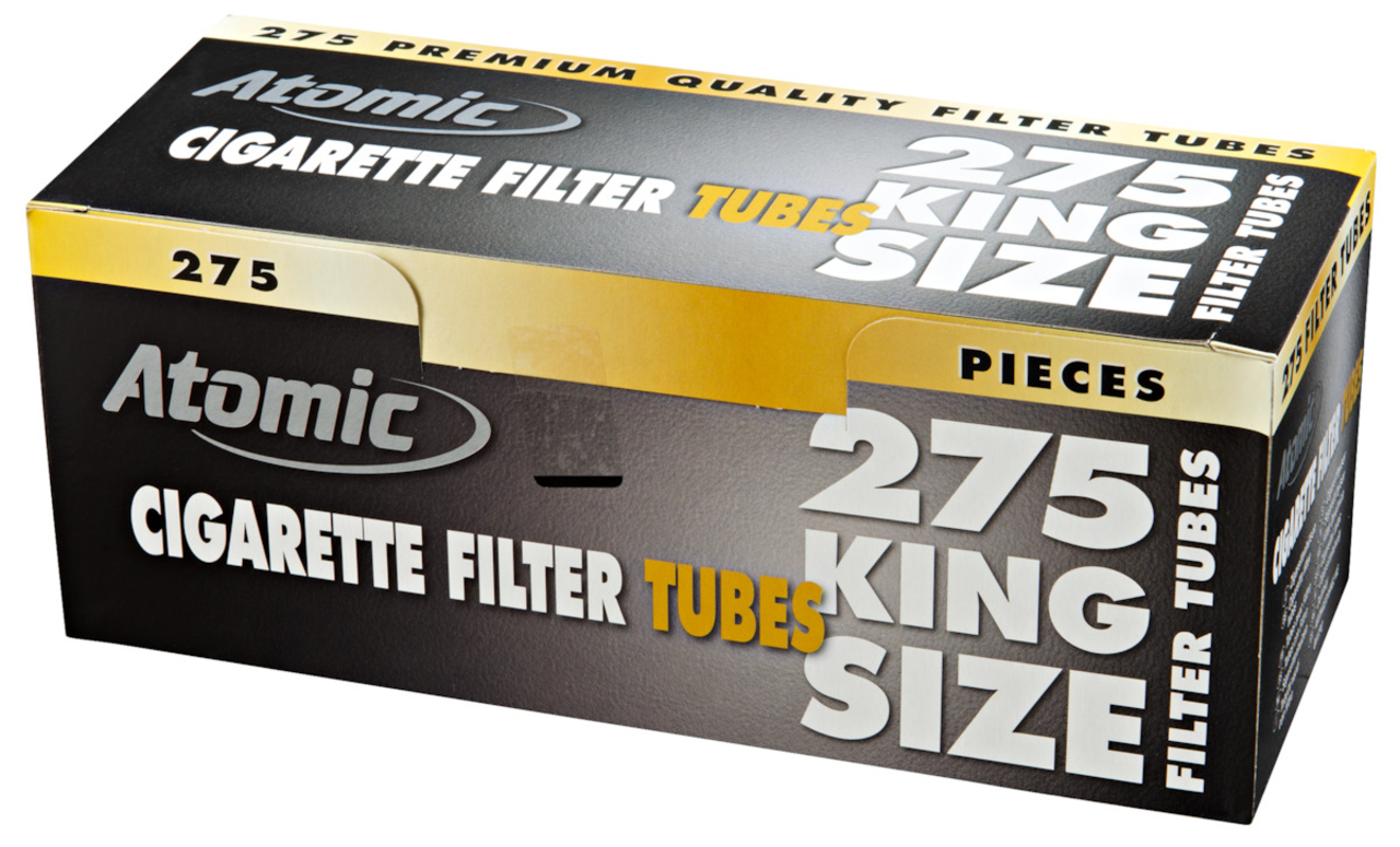 Filter Tubes King Size, Atomic, 4 x 275 tubes