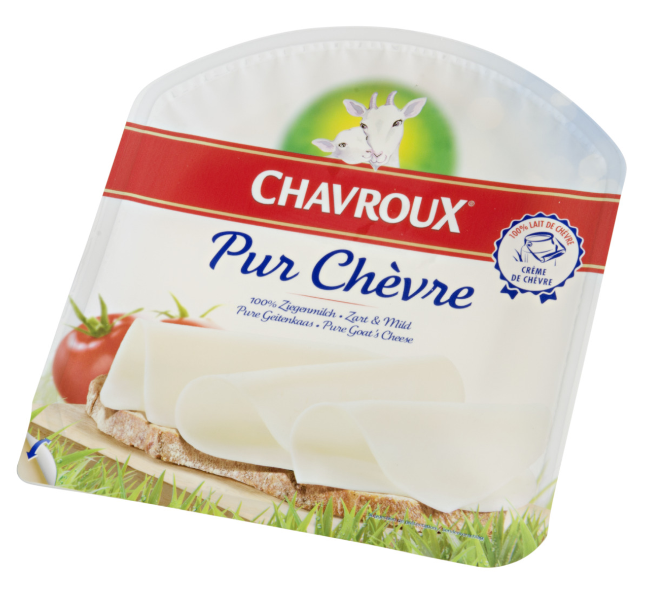 Chavroux Pur Chèvre Scheiben 120g, Pack