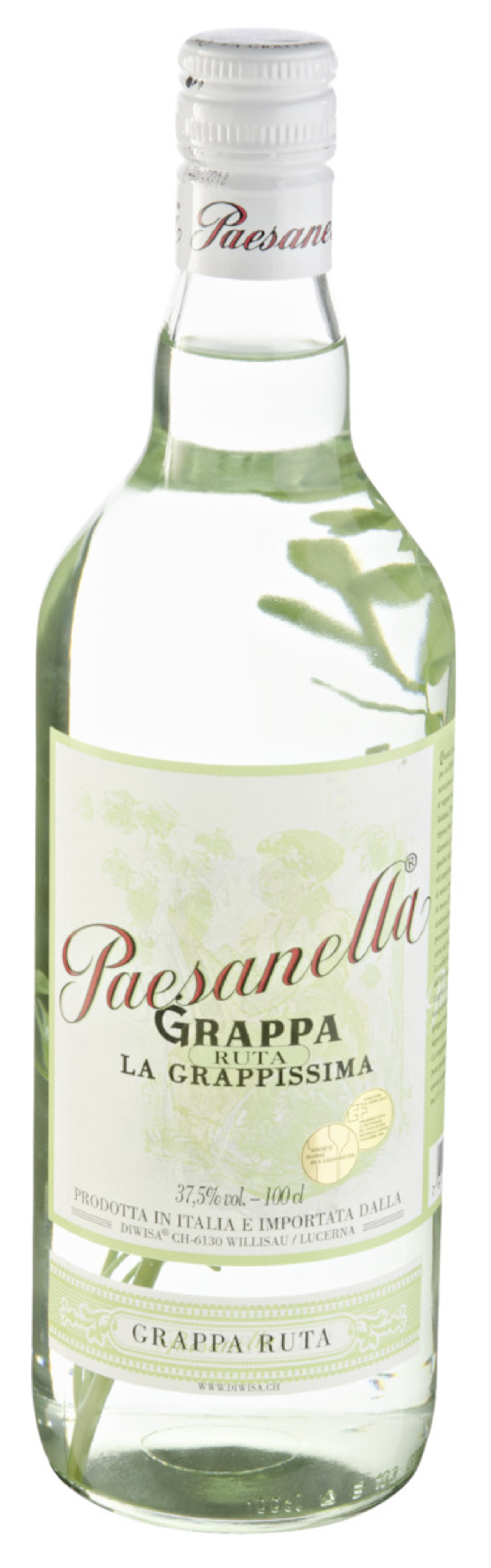 Grappa Erba Ruta Paesanella, 37.5% vol., 6 x 1 l