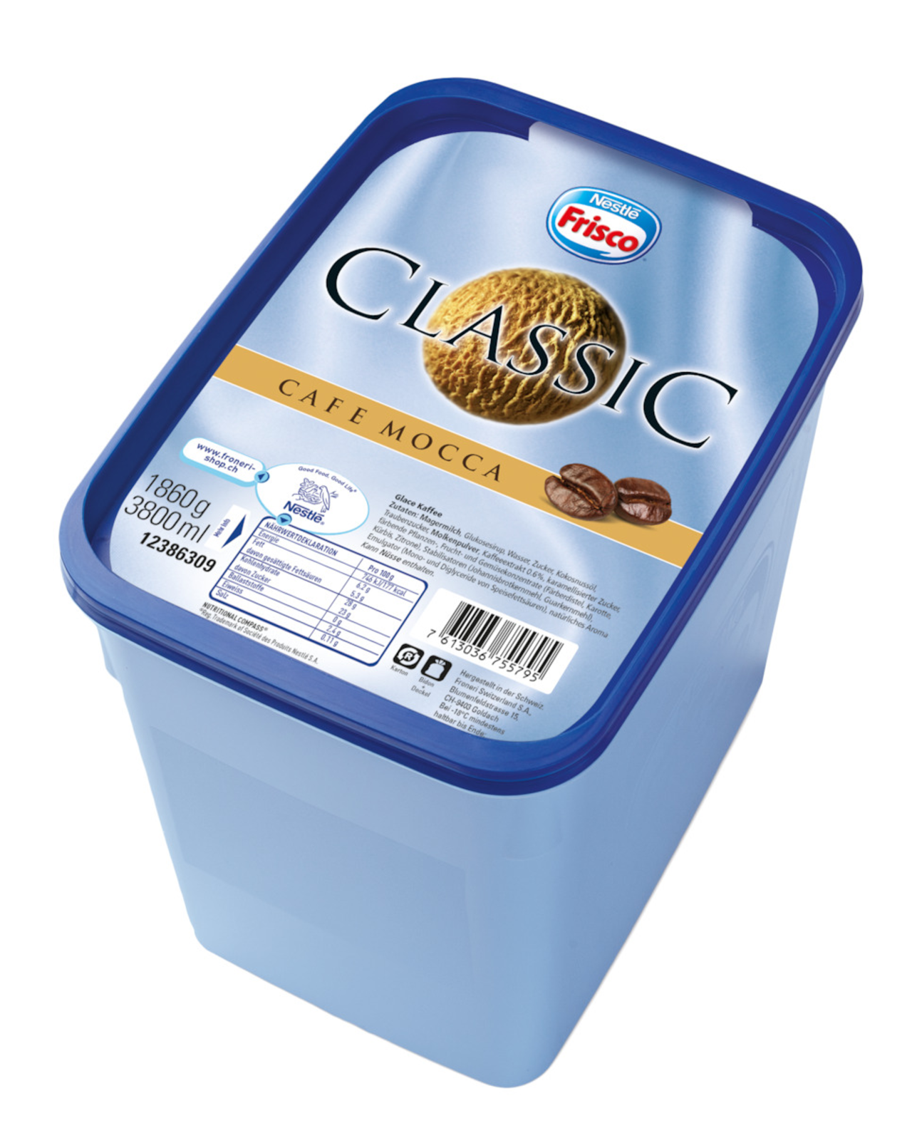 Glace mocca classic, Frisco, 3.8 l