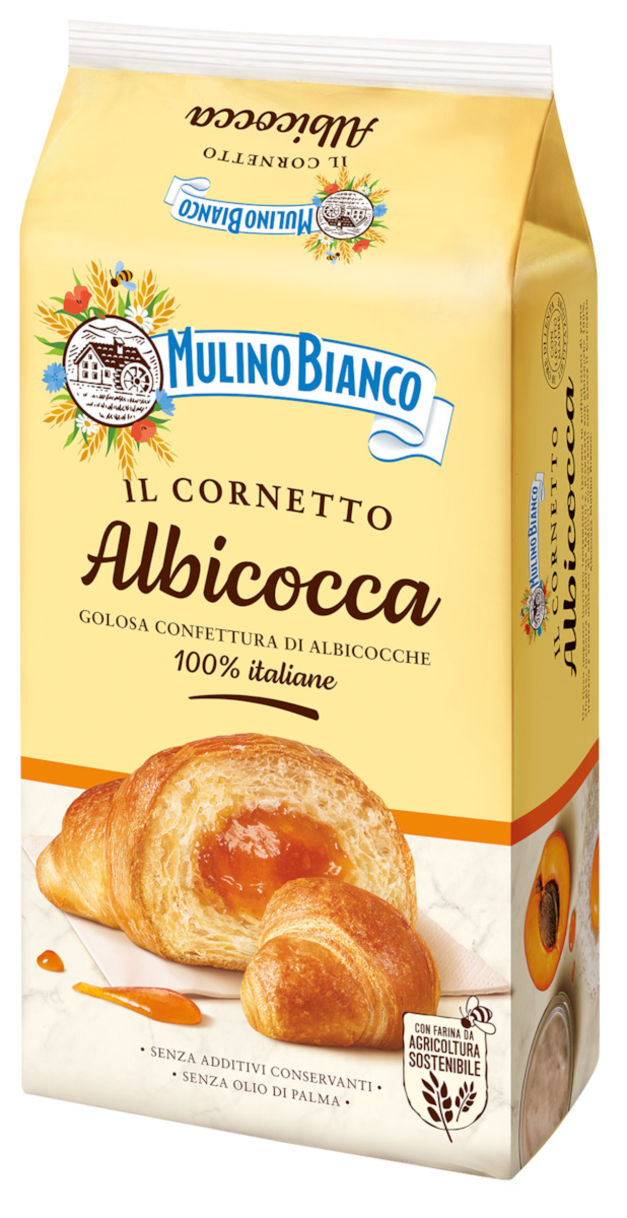 Mulino Bianco Cornetti Albicocca, 300 g