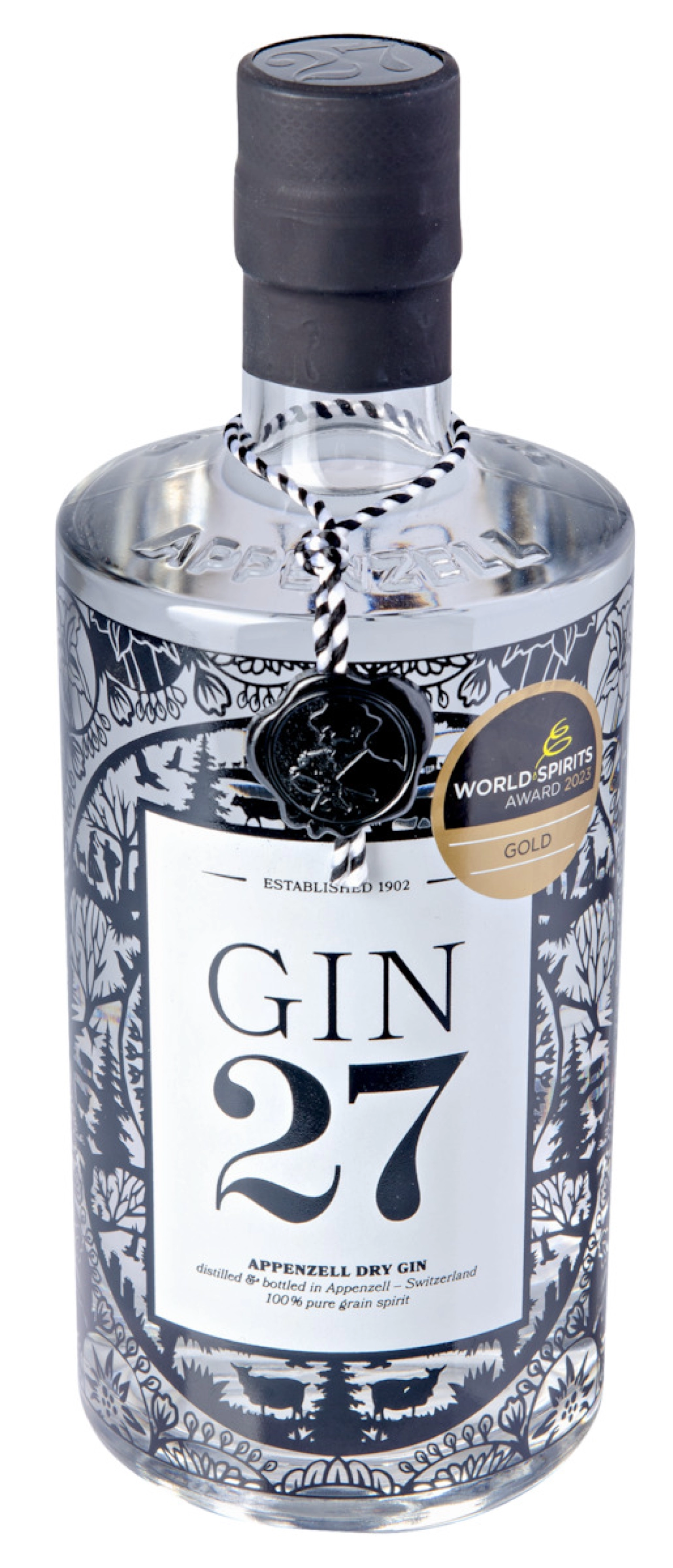 Gin 27 Appenzeller Dry Gin, 43% Vol., 70 cl