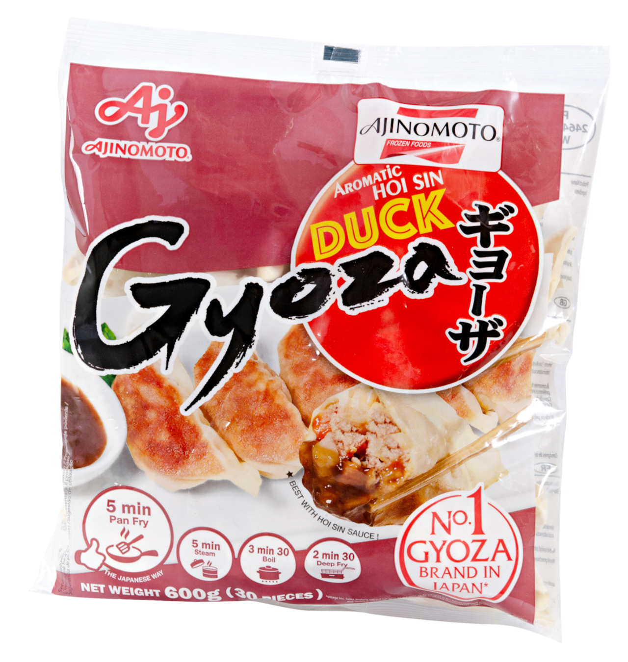 Gyoza Potsticker au canard, 30 pièces, Ajinomoto, 600 g