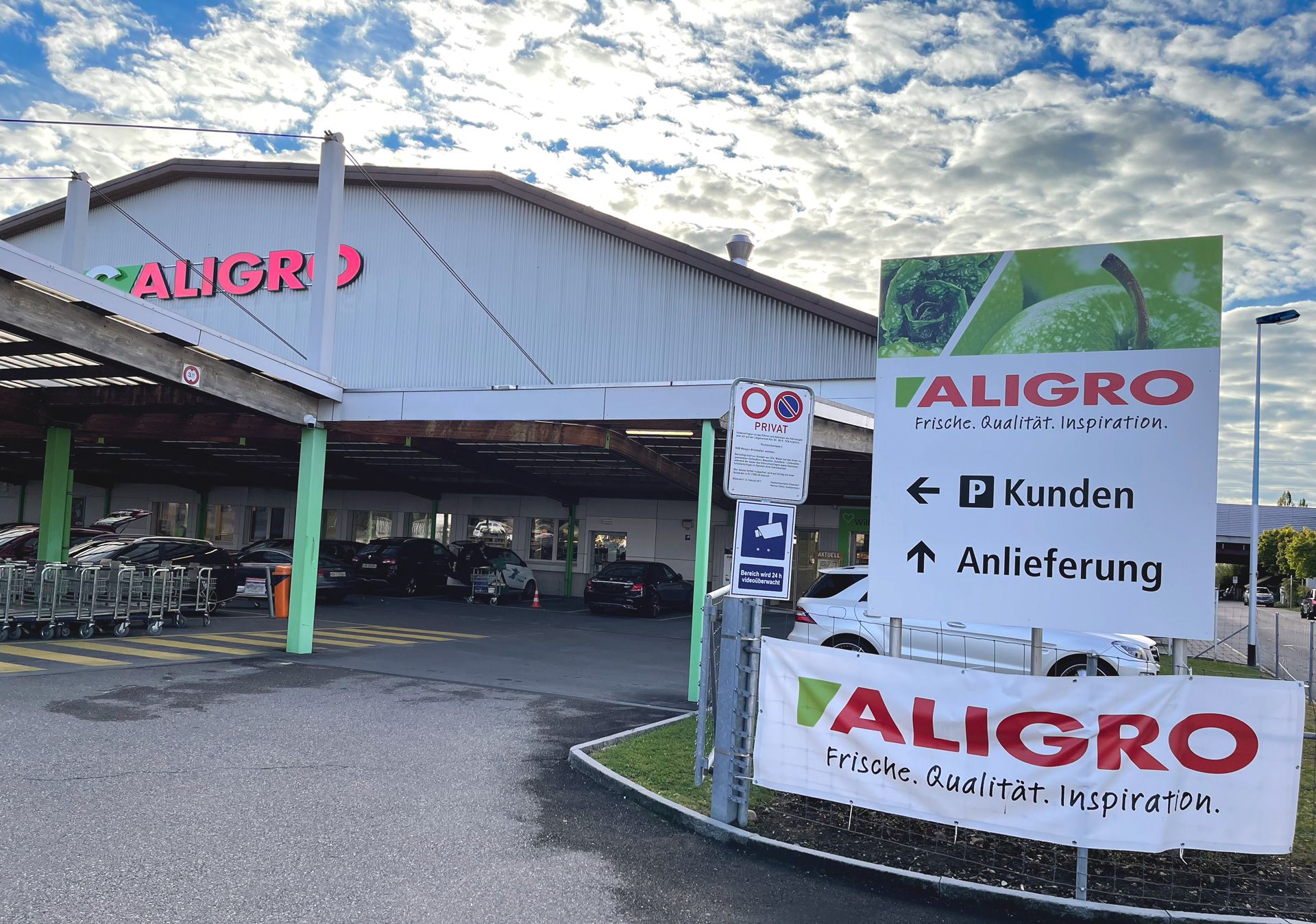 Aligro Brüttisellen neu mit Fischabteilung und Hausbäckerei