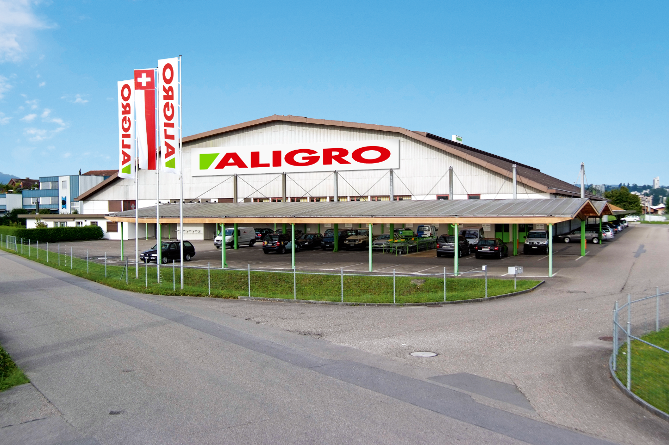 Sargans: NEU sind wir im ALIGRO-Provisorium für Sie da